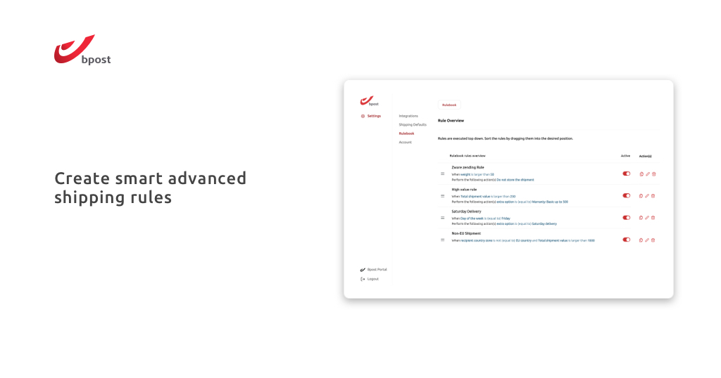 bpost shipping platform