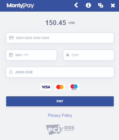 MontyPay Payment Gateway