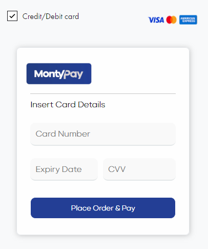 MontyPay Payment Gateway